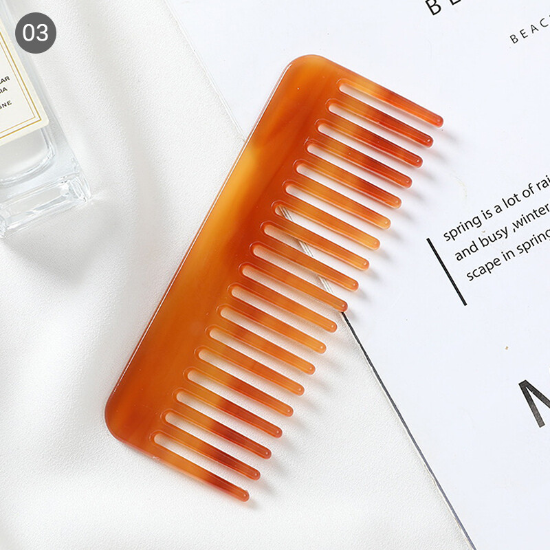 1PCS Korean Design Acetate Hair Combs Colorful Hairdressing Comb Hair ...