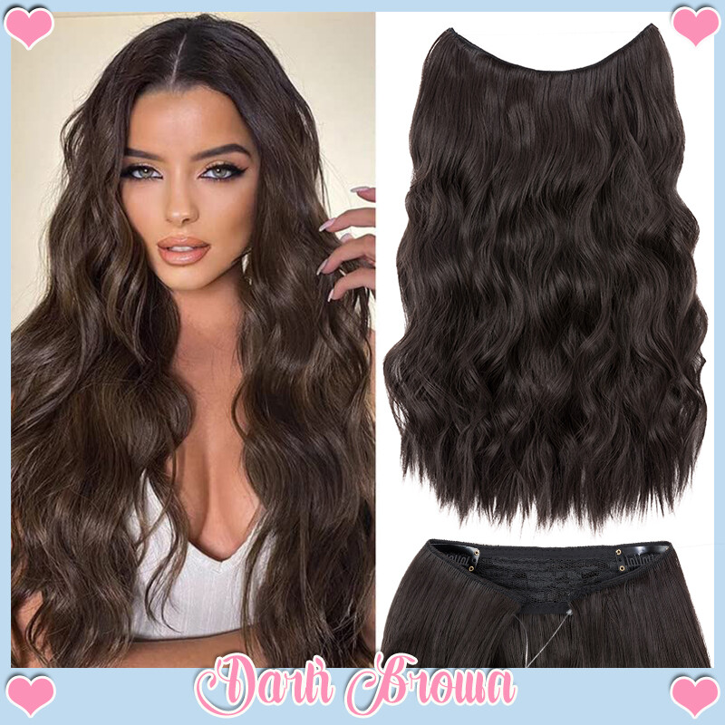 100% Natural Real as Human Wire in Hair Extensions Invisible Nano Ring ...