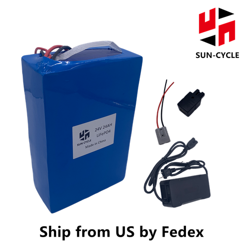 Купить Аккумулятор SUN-CYCLE 24V 24AH EBIKE Lithium LiFePO4 Battery ...