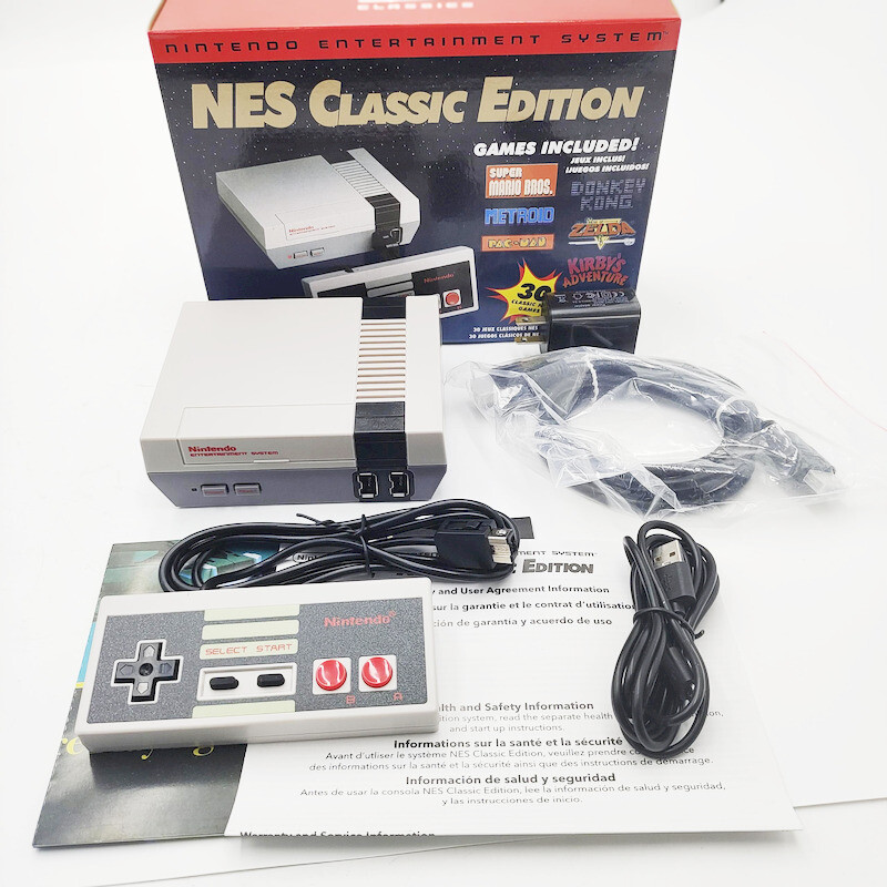 New Open Box Classic Edition NES Mini Game Console w 30 games US Free ...