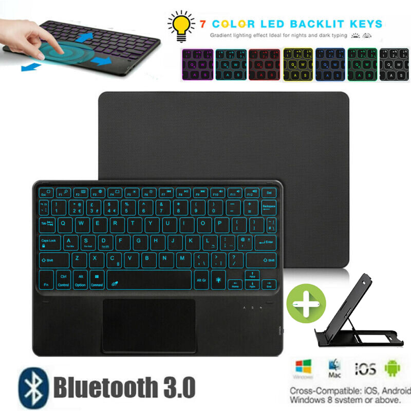 Trackpad Android | Wireless Bluetooth Backlit Keyboard