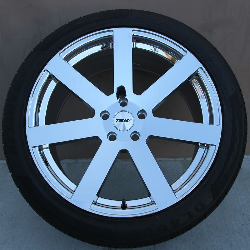 20" 20x10 5x112 TSW CHROME WHEELS & TIRES PKG BENZ ML320 ML350 ML550 ...