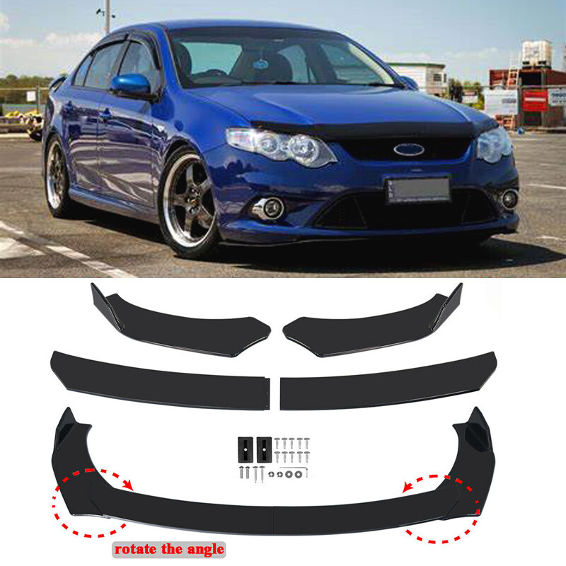 Glossy Black Front Lip Splitter Spoiler For Ford Falcon FG BA BF 2004 ...