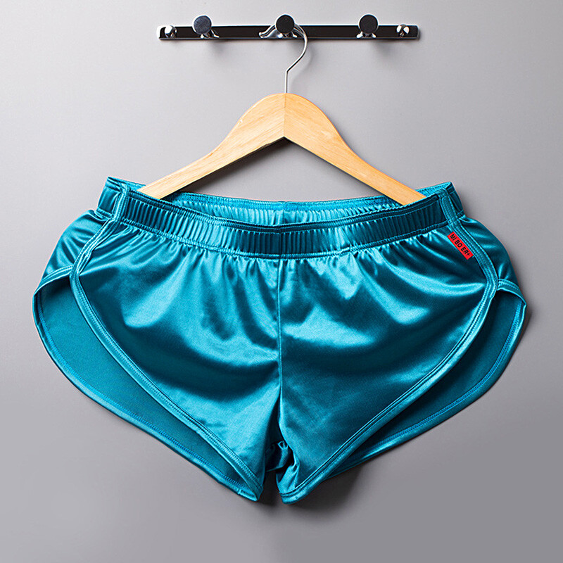 Mens Silk Satin Boxer Shorts Briefs Comfy Panties Underwear Trunks ...