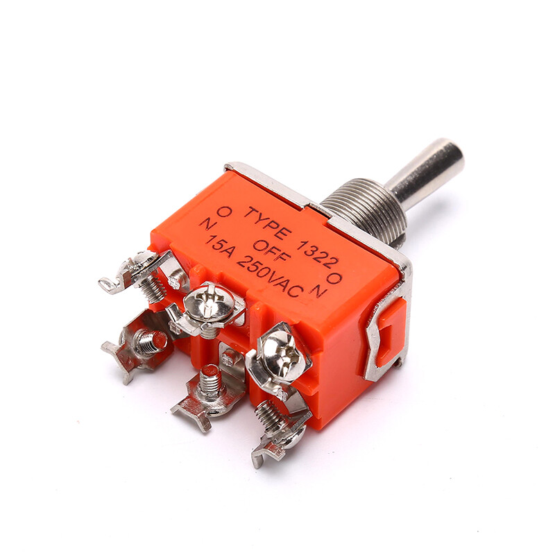 Купить Переключатель momentary toggle switch on off on spring return 6 ...