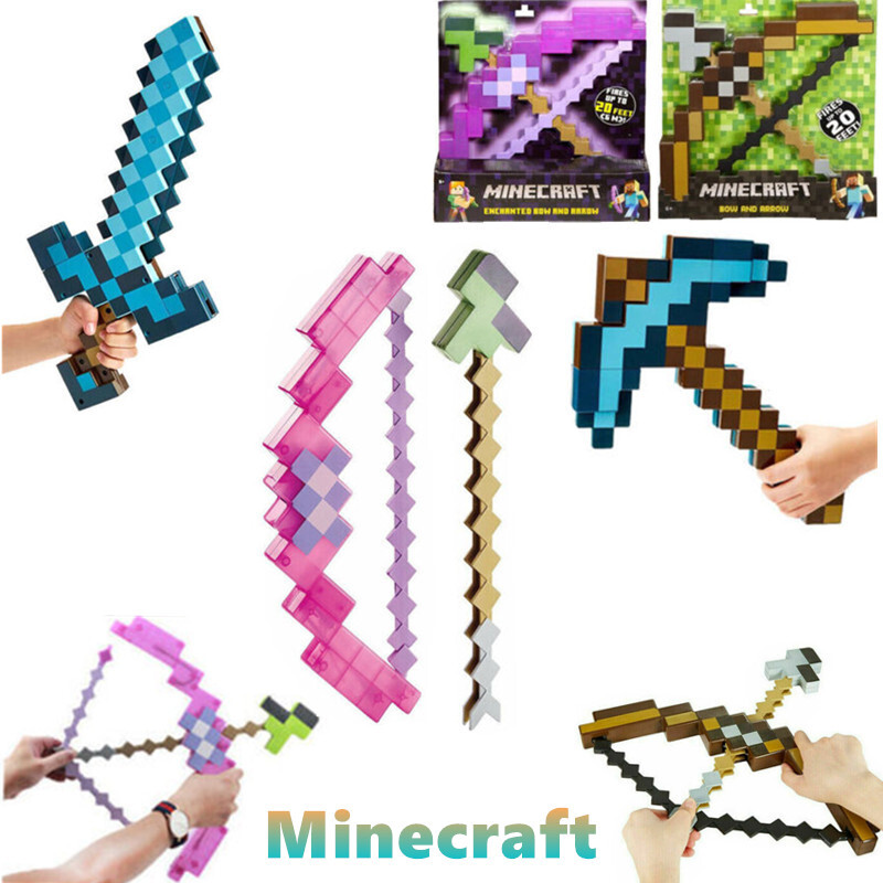 Gift | Minecraft Games Character Transforming Diamond Sword Pickaxe Hoe ...