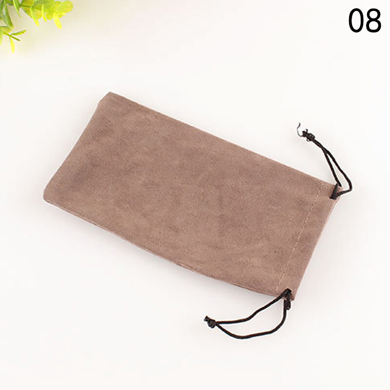 Portable Sunglasses Bag Microfiber Drawstring Glasses Storage Pouch ...