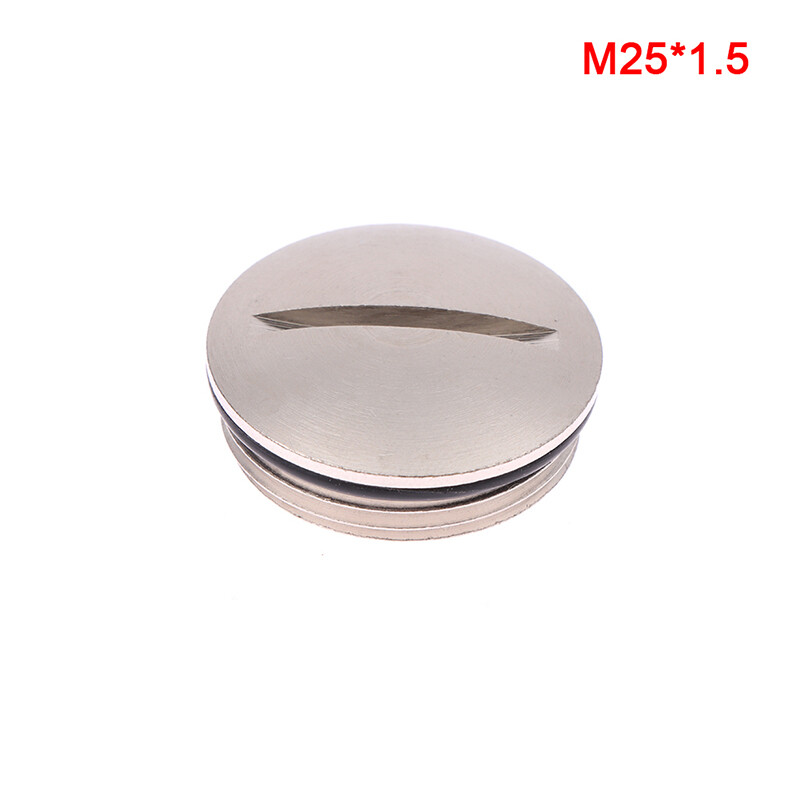 Waterproof Metal Blind Plug Metric Threaded Closure Plug Screw Cover ...