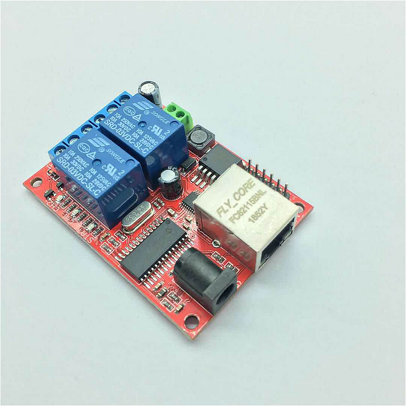 2-Way LAN Ethernet Relay Board Delay Timer Switch TCP/UDP Controller WEB Server | eBay