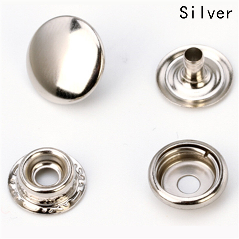 10Sets Heavy Duty Snap Fastener Press Studs DIY Sewing Rivet Stud ...