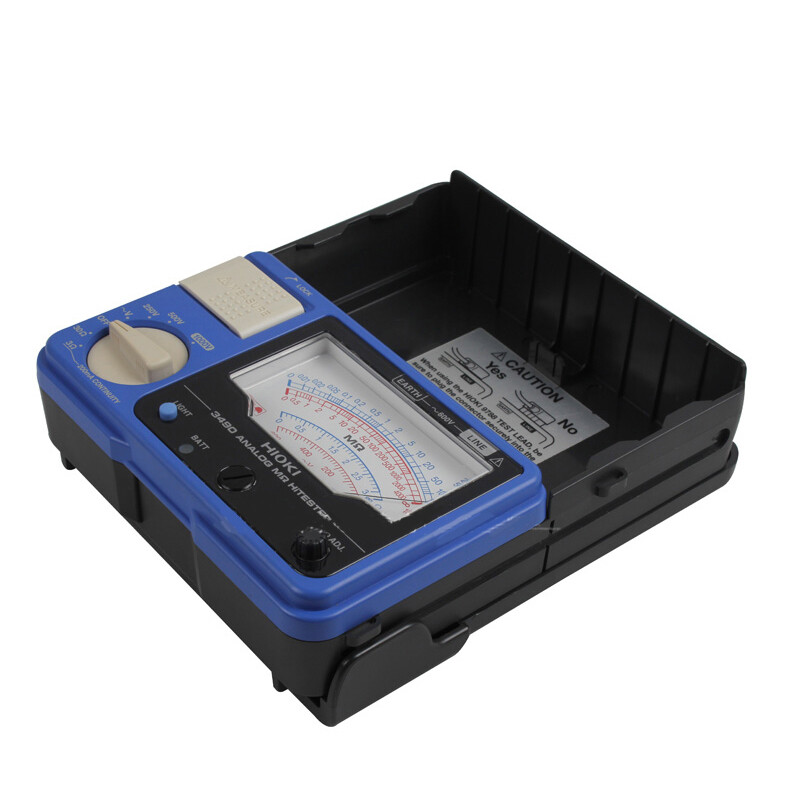 HIOKI 3490 Analog Insulation Tester with Continuity Check 3-Range 250 ...