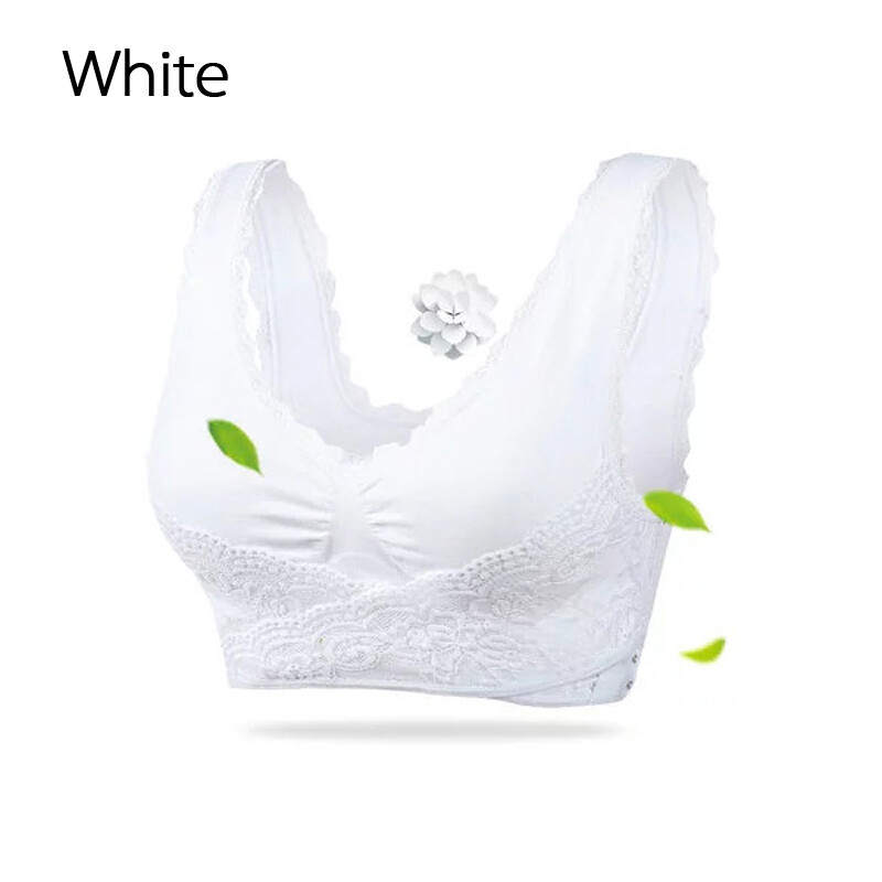 Women Lift-Bra Front Cross Side Buckle Adjustable Yoga Sports Vest Push ...