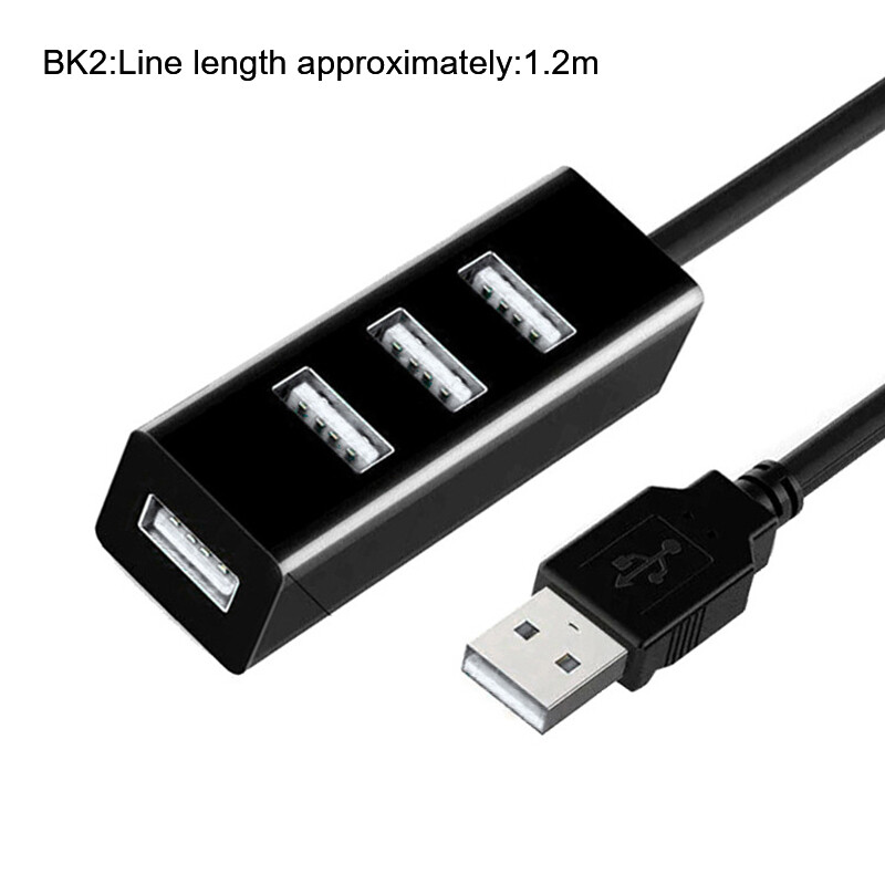 Four Port USB Splitter USB Hub USB Extender One Drag Four 2.0 Small 4 ...
