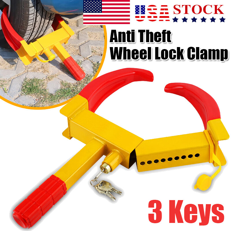 Anti Theft Wheel Lock Clamp Boot Tire Claw