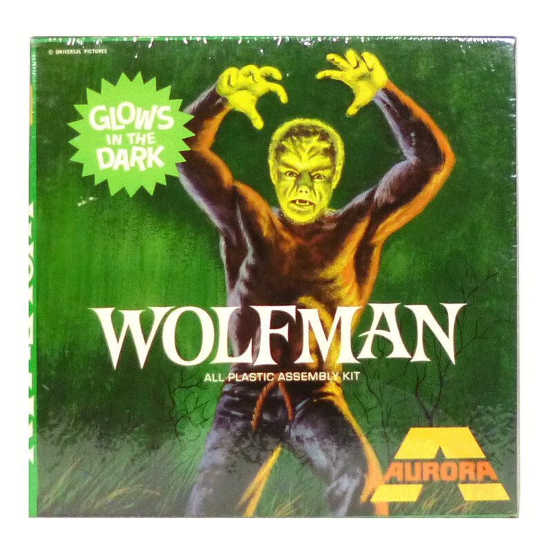 Sealed Mint In | 1969 Aurora Glow Wolfman Model Kit