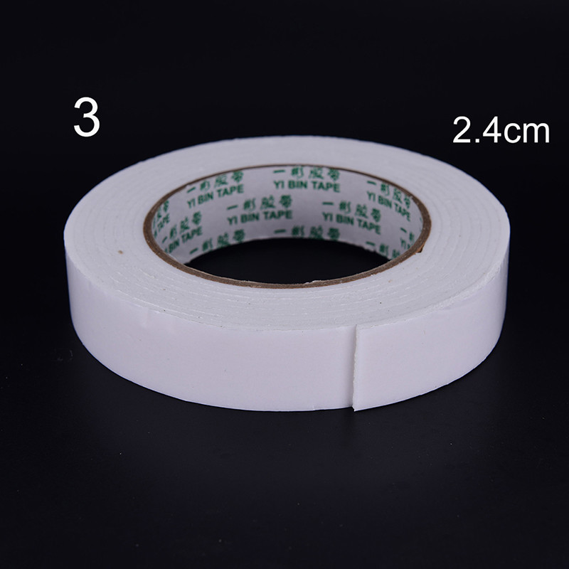 1roll white strong double sided sticky tape foam double faced adhesive ...