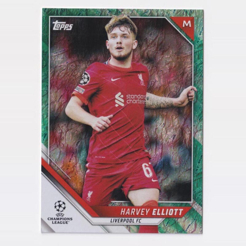 2021-22 Topps UCL Collection Jade Edition - #162 Harvey Elliott (RC ...
