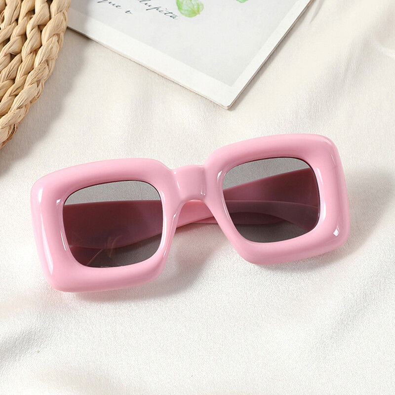 New Square Sunglasses For Boys Girls Candy Color Goggle Sun Glasses ...
