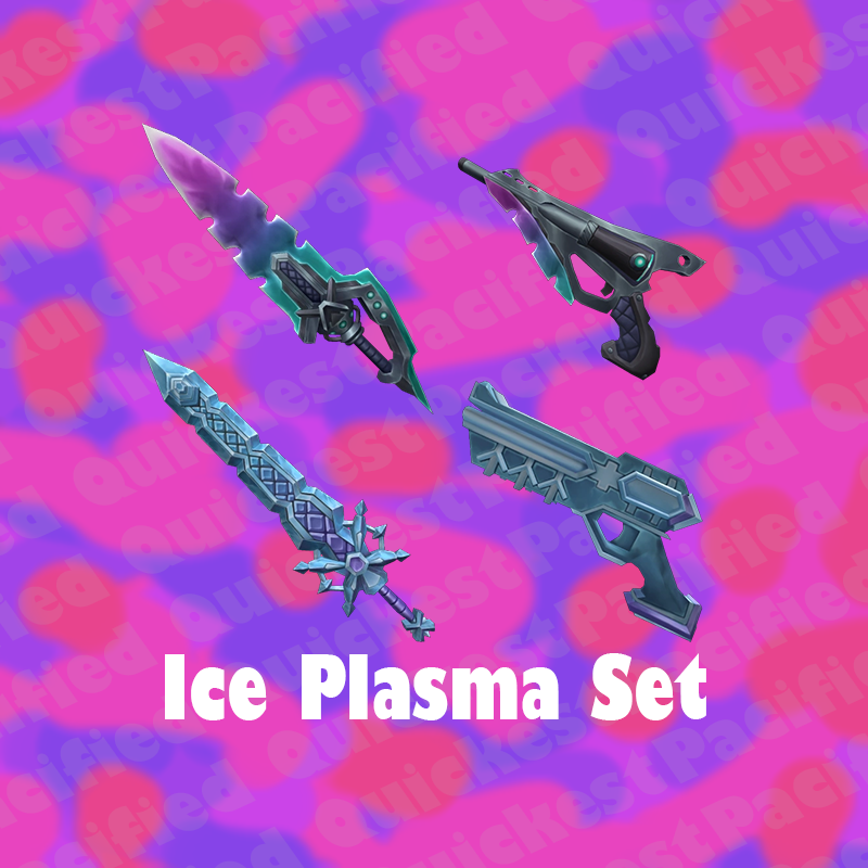 Roblox Murder Mystery 2 MM2 Ice Set Plasm