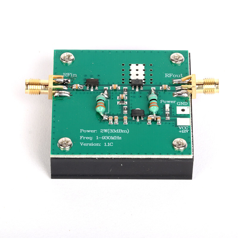 1~930MHz 2W RF Broadband Power Amplifier Module for FM Radio HF VHF ...