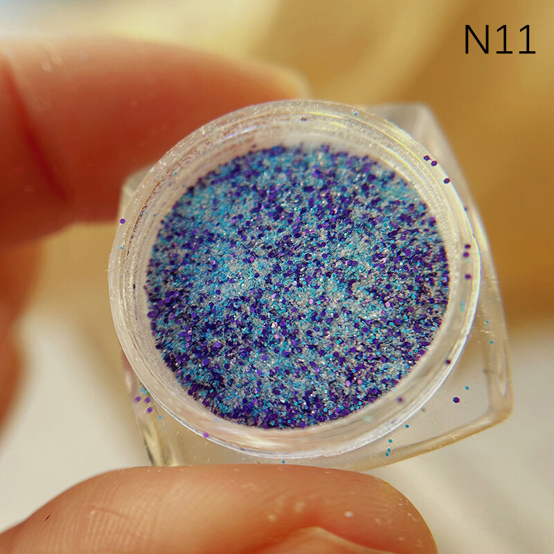 Rainbow Colorful Glitter Dazzling Nail Glitter Cosmetic Grade Glitter ...