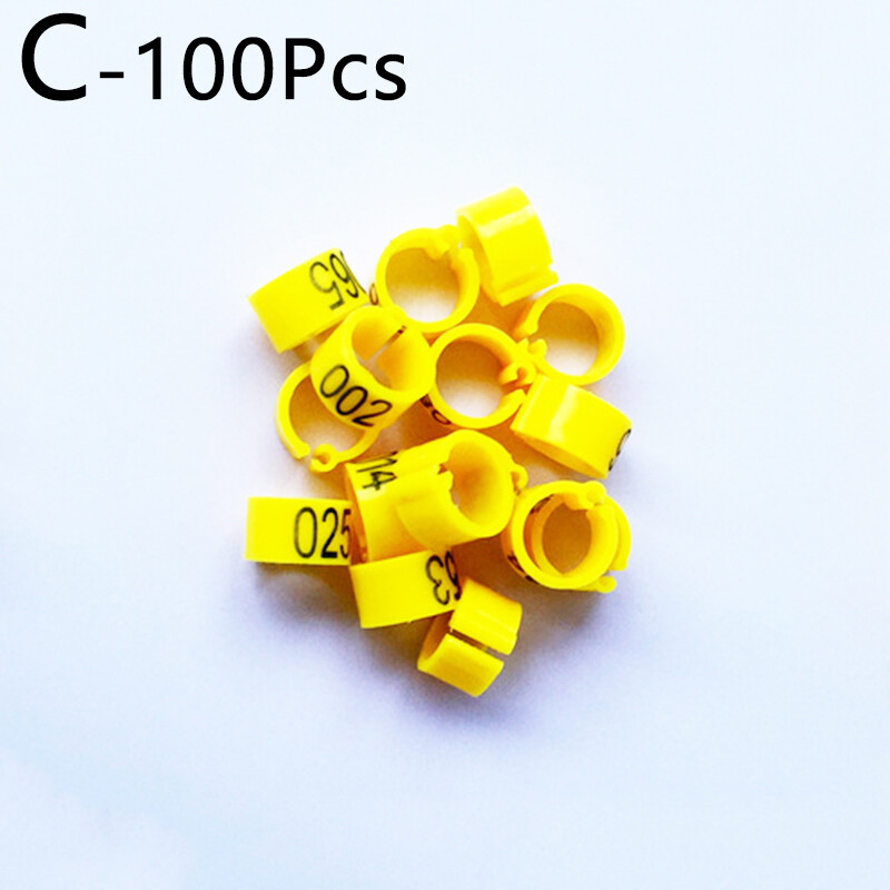 100pcs 8mm Bird Dove Pigeon Parrot Leg Ring Small Bird Foot Rings Bird ...