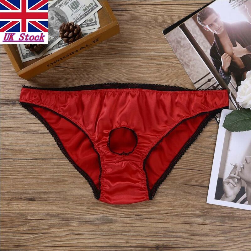 Lingerie & Underwear Satin Tanga Bikini Briefs Panties Knickers