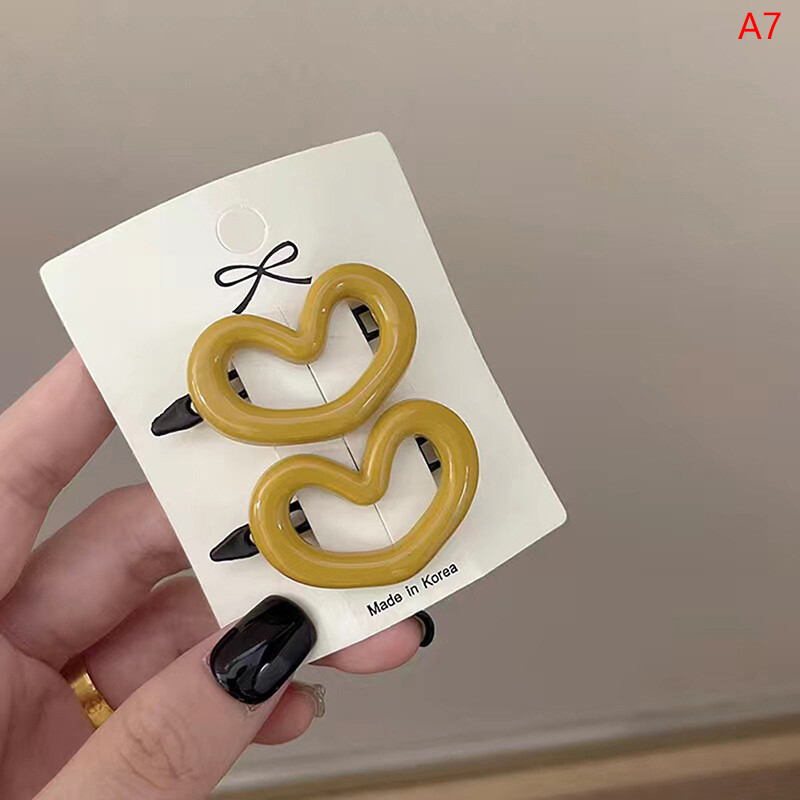 2pcs Kroean Elegant Practical Hairpin Hairgrip Hair Clips for Girls ...