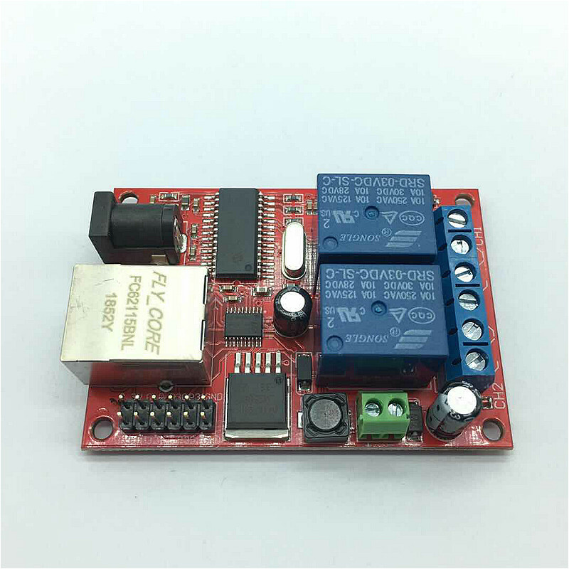 2-Way LAN Ethernet Relay Board Delay Timer Switch TCP/UDP Controller WEB Server | eBay