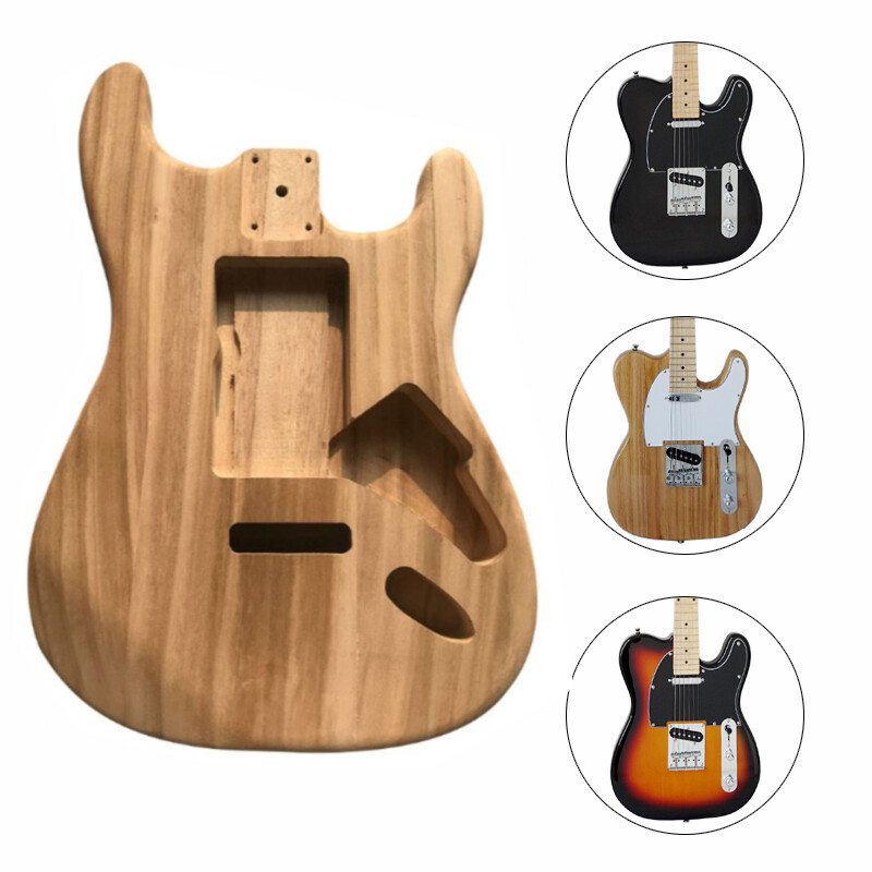 DIY Electric Guitar Barrel Body Replacement Body Unfinished