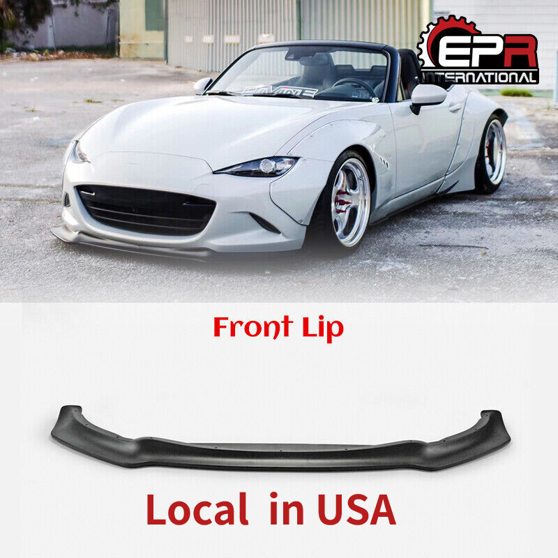 Front Bumper Lip Wing For Mazda MX5 ND Miata Roadster RB Style FRP ...
