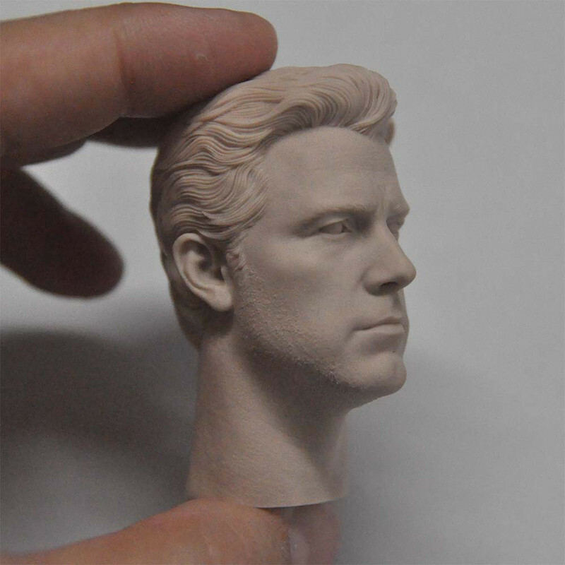 16 Scale Batman Bruce Wayne Ben Affleck Head Sculpt Unpainted Fit 12 ...