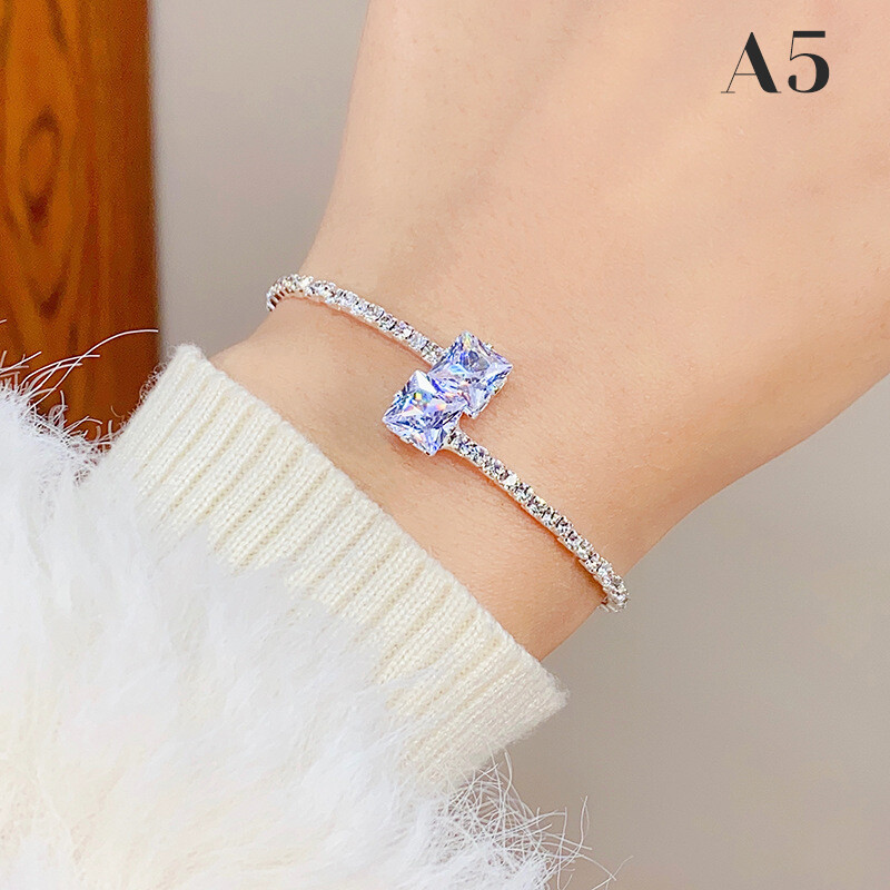 Elegant Crystal Imitation Pearl Bracelet Multilayer Stretchable Pearl