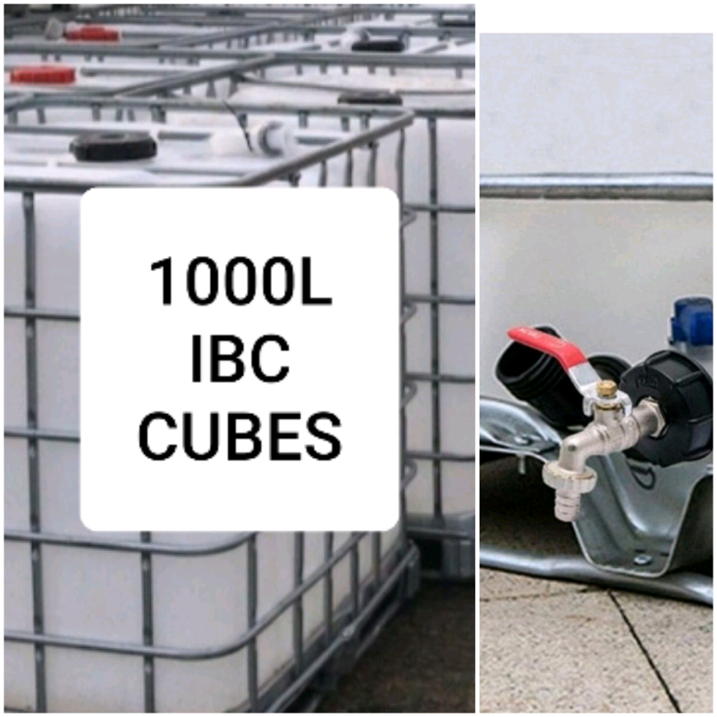 1000 25 L 1000L 25L LITRE IBC CONTAINERS DRUMS JARS WATER CUBES TANKS ...
