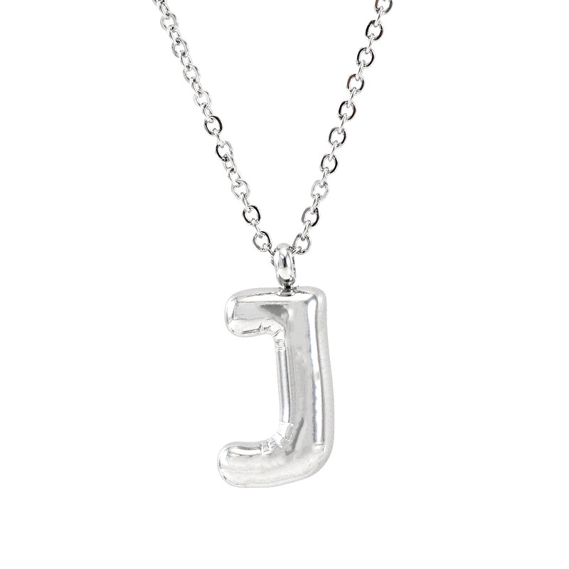 Chunky Alphabet Chubby Helium Balloon Bubble Initial Letter Pendant ...