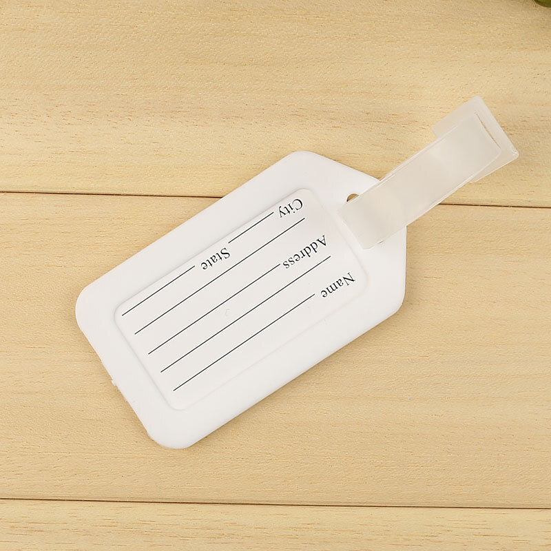 Luggage Tag Plastic Baggage Tags Women Men Boarding Shipping Suitcase ...