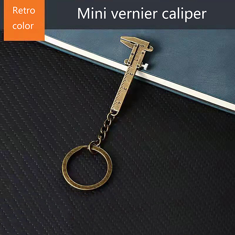 Mini Folding Magnifier Vernier Caliper Portable Keychain Car Key ...