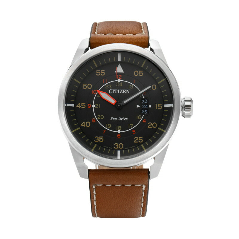 Pre-owned Citizen Original Eco-drive Aviator Power Reserve Watch Men ...