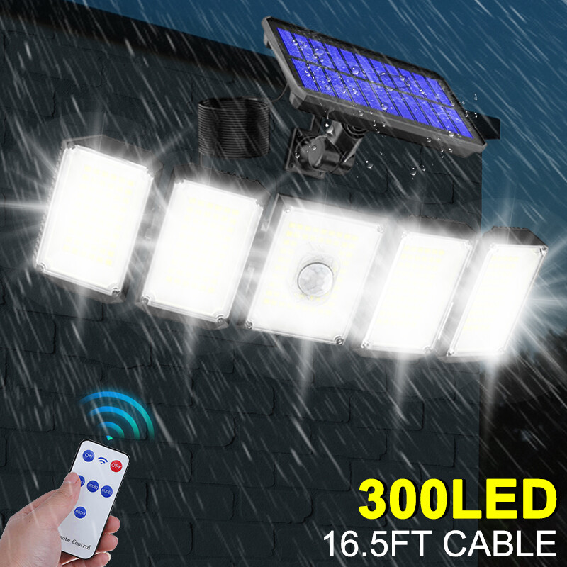 Outdoor 2500lm Led | Security Solar Split Lights