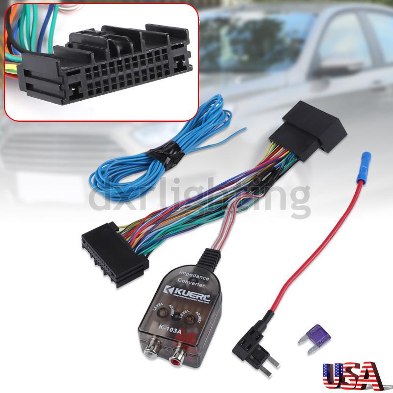 Radio Add Subwoofer Amplifier Plug Play Wire Harness