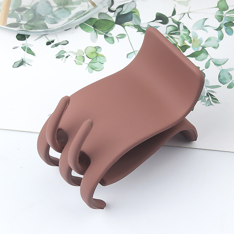 Minimalist Frosted Small Grab Clip Ponytail Hair Clip Versatile Side ...