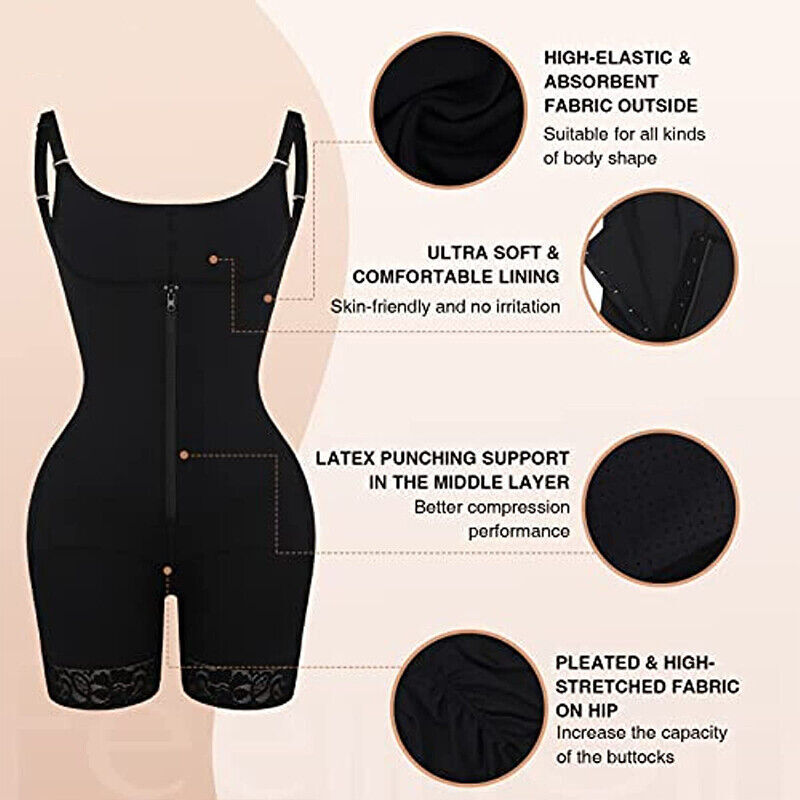 Fajas Colombianas Faja BBL Post Surgery Compression Garments Body ...