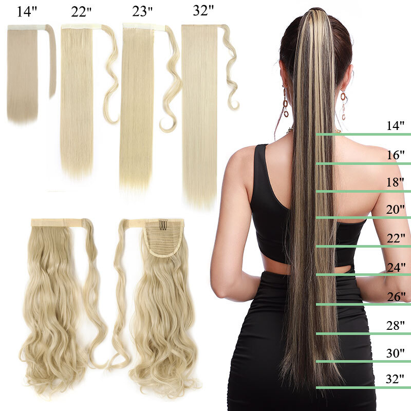 UK Long Thick Ponytail Clip In Pony Tail Real Natural as Human Hair ...