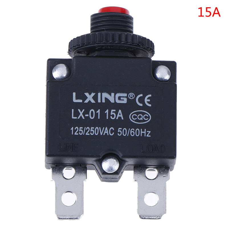Circuit Breaker Overload Protector Switch Fuse 3A 4A 5A 6A 8A 10A 15A ...