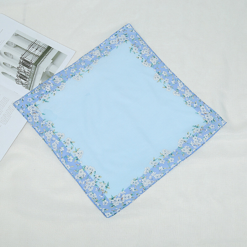 Popular Flower Cotton Printed Lady Handkerchiefs Kitchen Towels Sweat ...