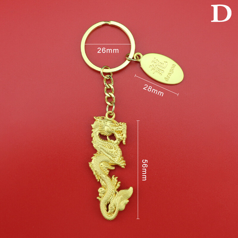 2024 Year Of The Dragon Keychain Chinese Traditional PendaYB | eBay