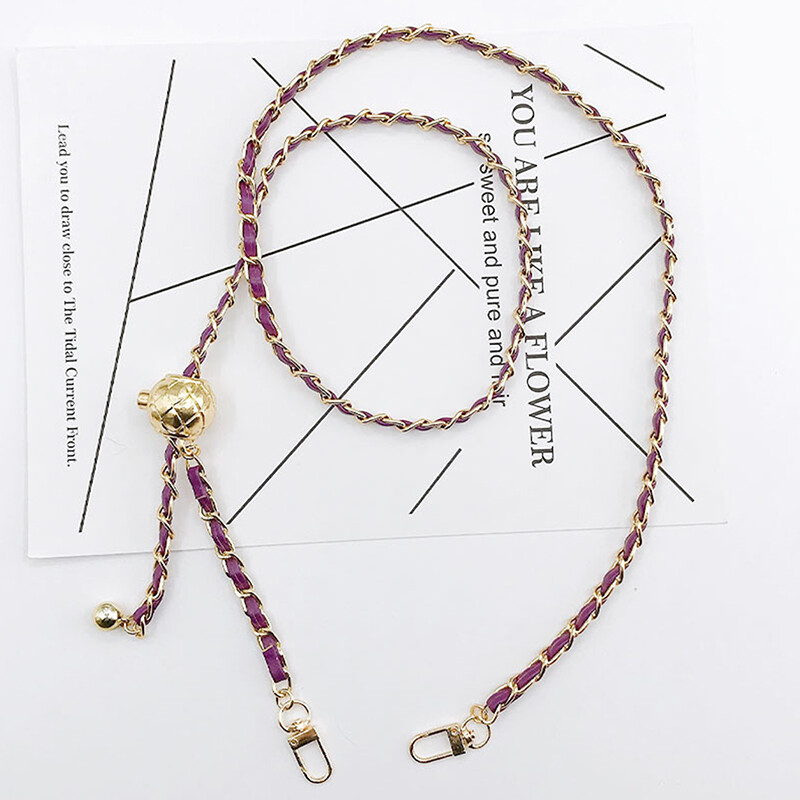 Purse Chain Strap Crossbody Handbag Chains Leather Shoulder Bag Chain ...