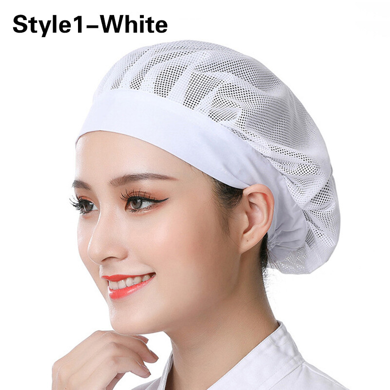Adjustable Unisex Catering Chef Hat Cook Restaurant Kitchen Elastic ...