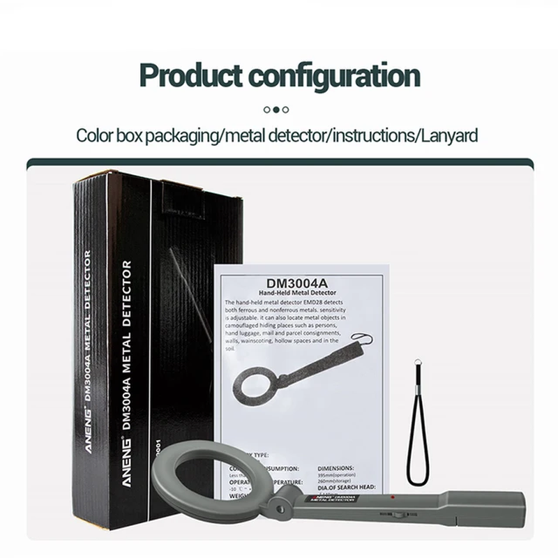Dm3004a Handheld Alarm | Metal Detector