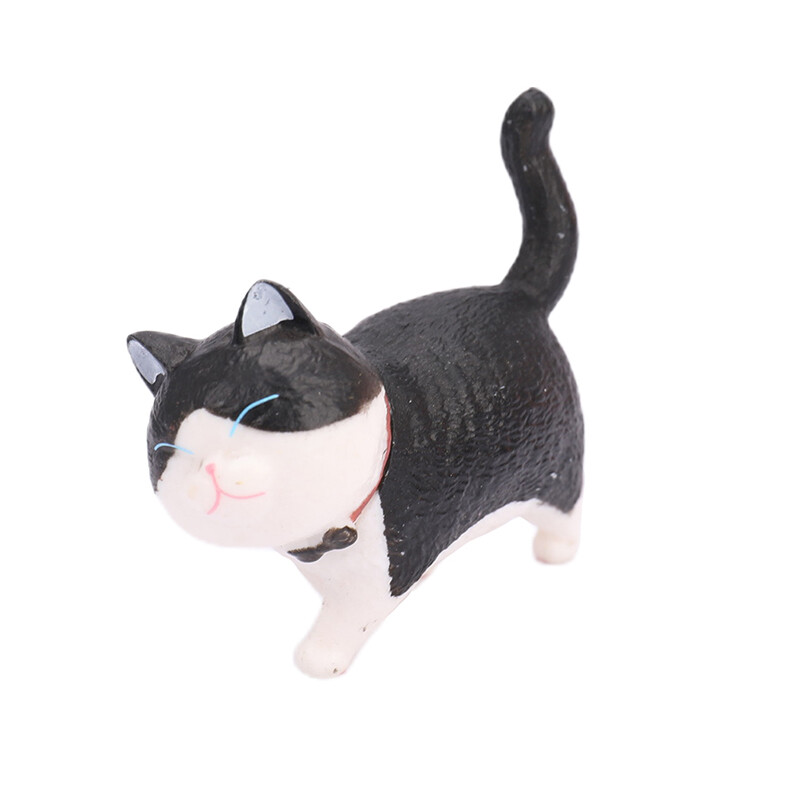 1PC Cute Mini PVC Animation Model Cat Doll Figures Toy Creative ...
